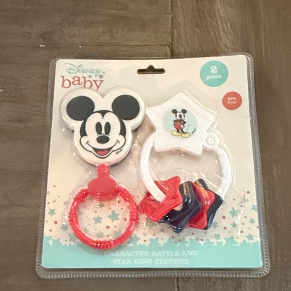 Disney | Toys | Disney Baby Mickey Mouse Red And White Teether Set ...